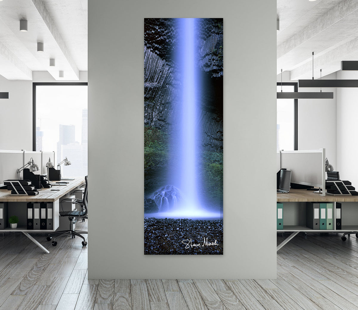 Heavenly Fall - Waterfall in a Beam of Light Fine Art Photo – Latitudes ...