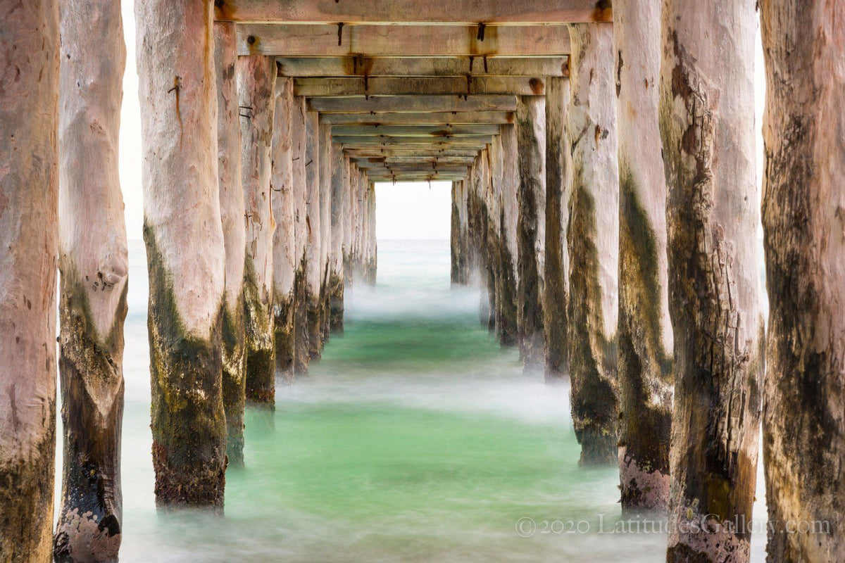 La Playa Pier - Pier Pilings & Ocean Wall Art Photo, CA – Latitudes Gallery