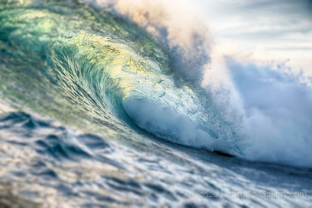 Green Machine - View Inside a Breaking Wave Wall Art Photo – Latitudes ...