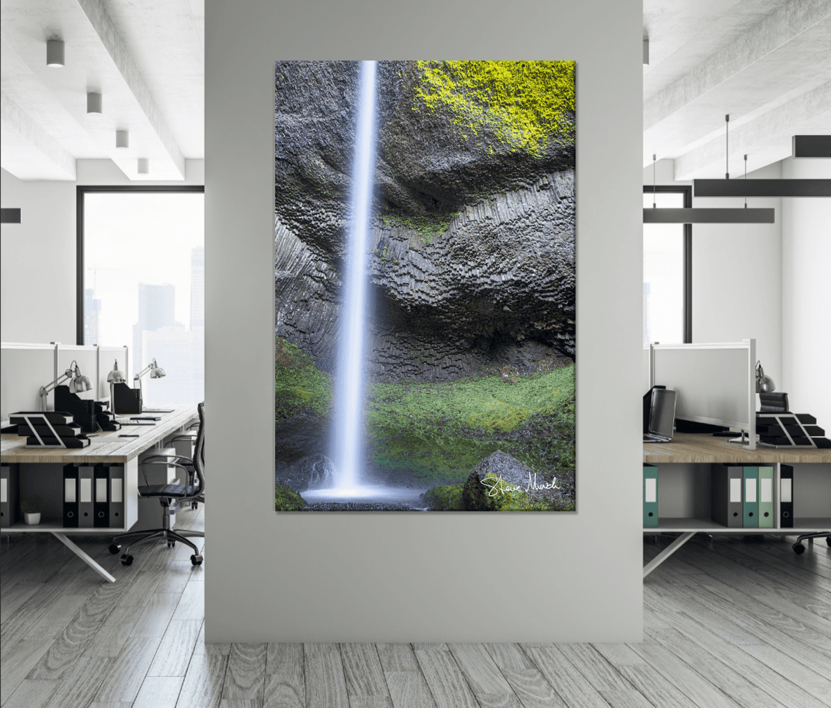 Beam of Water - Waterfall in a Beam of Light Photo, Kauai, HI ...
